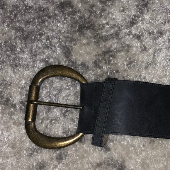 French Connection | Accessories | French Connection Wide Black Belt ...